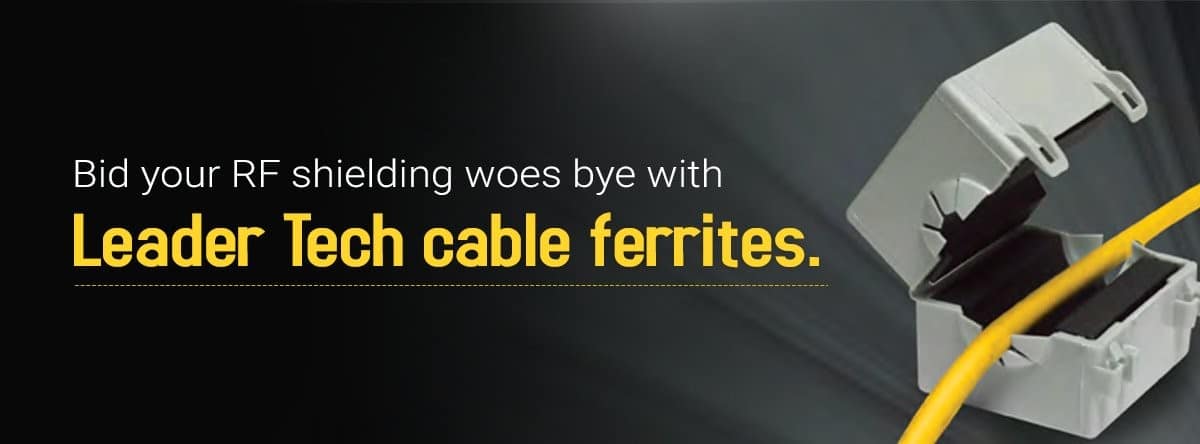 Check Out the Cable FerriShield Ferrites on offer from Leader Tech ...