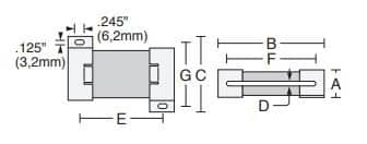 Flat Cable Clamp with split end caps, hardware mount - Leader Tech Inc