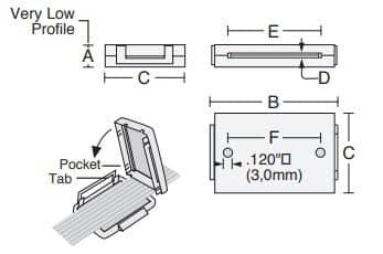Low Profile Flat Cable Clamp - Leader Tech Inc
